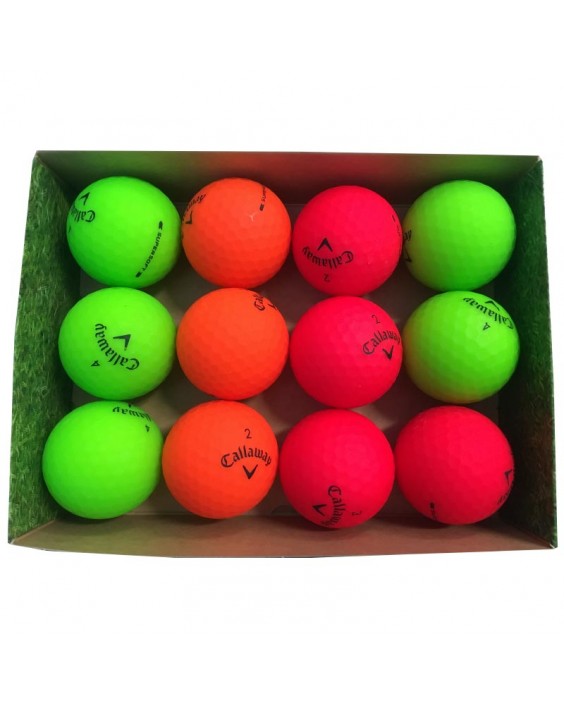Callaway Supersoft color mate (caja de 12 bolas de golf) | TuBola.com